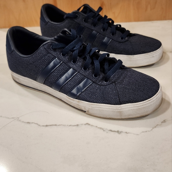 adidas | Shoes | Adidas Mens Canvas Shoes Dark Blue | Poshmark